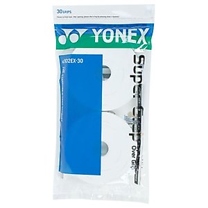 YONEX Super GRAP 30-Pack Racket Grips, White