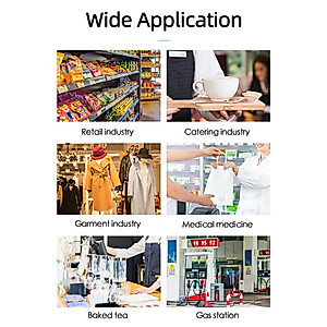 Sunydog Portable Receipt Printer,58mm Mini Thermal Printing Wireless BT USB Mobile Printer with 2 Inch Thermal Paper Roll Compatible with Android/iOS/Windows System for Small Business Restaurant