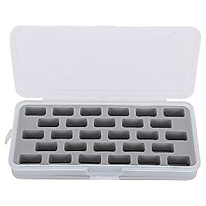 GLOGLOW Spools Box, Transparent Plastic Material Thread Storage Box, for Home mudroom Arts Crafts Office DIY Tools Garage