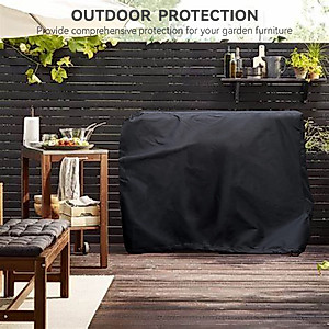 WNANAN Outdoor Prep Table Cover - Heavy Duty Waterproof Cover for Keter Unity Small Portable Table, Compatible with 36 inch Outdoor Utility Cart and Storage Cabinet