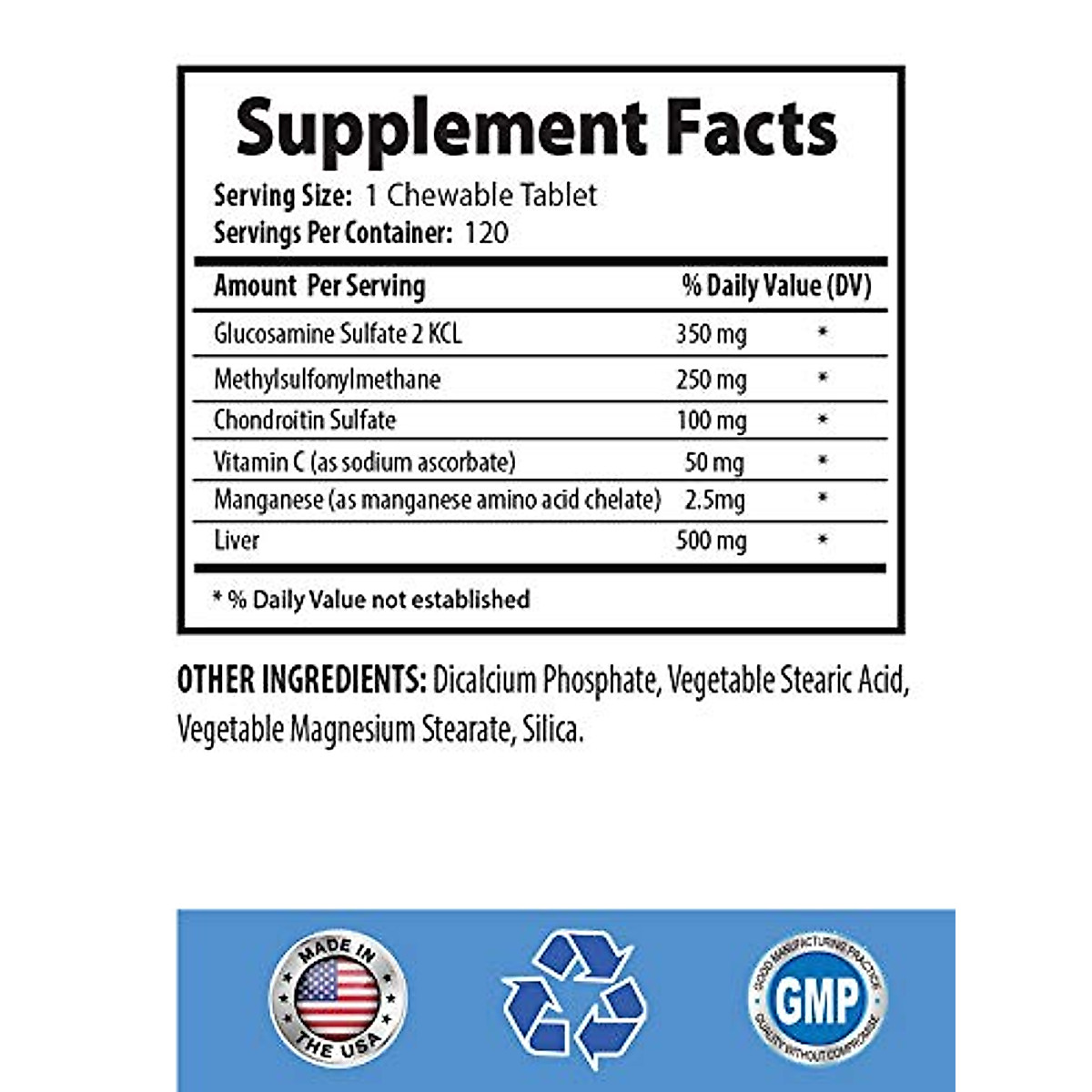 I LOVE MY PETS LLC Dog Joint Supplement chewable - PET Hip and Joint Support - Dogs and Cats - Healthy Formula - Dog glucosamine sulfate - 240 Treats (2 Bottles)
