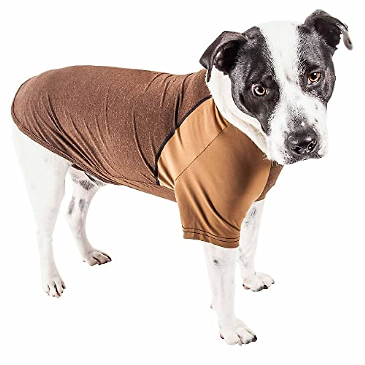 Pet Life ® Active 'Hybreed' 4-Way Stretch Two-Toned Performance Dog T-Shirt