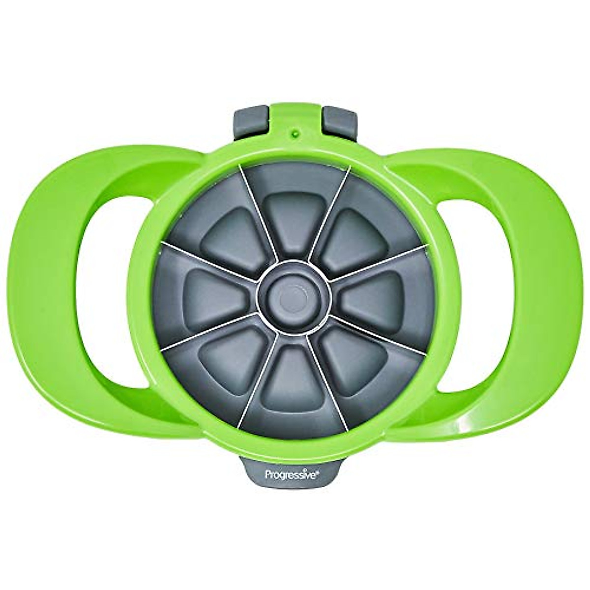 Prepworks by Progressive Wedge and Pop Apple and Pear Slicer, 8 Slices, Attached Safety Cover Protect Fingers while In-Use and Blades while in Storage