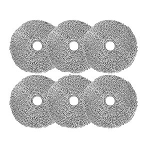 JOYSOG Replacement Parts for Lydsto W2 Vacuum Cleaner Side Brushes/Filters/Mop Pads/Dust Bags Vacuum Cleaner accessories (Only 6* Mop Pads)