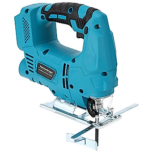 Cordless Jig Saw for Makita 18V Battery,0°-45° Bevel Cuts,4 Orbital Settings-Brushless Electric Jigsaw Tool for Straight/Curve/Circle Cutting