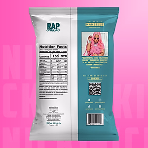 Rap Snacks Nicki Minaj Sour Cream Ranch Truffle Chips -Pack of 6