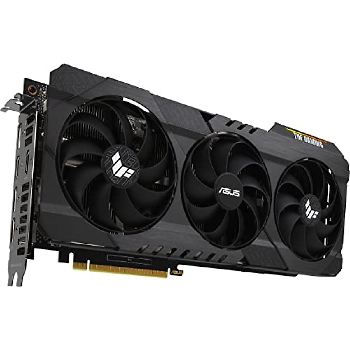 ASUS TUF Gaming NVIDIA GeForce RTX 3060 Ti V2 OC Edition Graphics Card (PCIe 4.0, 8GB GDDR6, LHR, HDMI 2.1, DisplayPort 1.4a, Dual Ball Fan Bearings, Military-Grade Certification, GPU Tweak II)