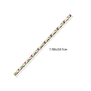 200 Pcs Disposable Straws, Party Straws, Biodegradable Paper Straws for Juices, Shakes, Smoothies, Birthday Party Baby Shower Supplies (Pineapple/Flamingo)