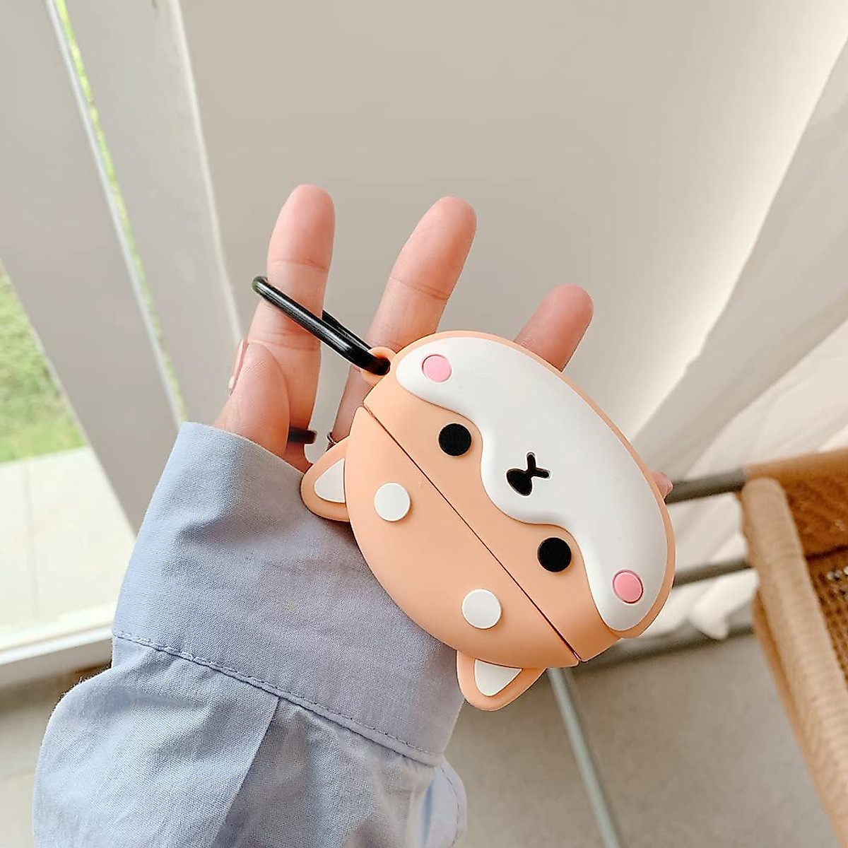 Case for Sony WF-1000XM4, Soft Silicone Cute Skin Shock-Absorbing Case Cover Accessories with Keychain for Men Teens Boys Girls Women for Sony WF-1000XM4