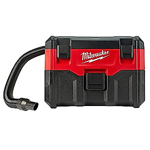 Milwaukee M18 2 Gal. 18-Volt Lithium-ion Cordless Wet/Dry Vacuum (Tool-Only), 2.8 Amp Motor, Lightweight, Tool-Box Style for Effortless Transport and Storage