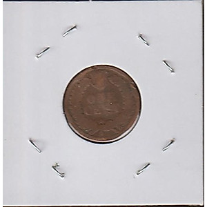 1886 Indian Head (1859-1909) Penny POOR