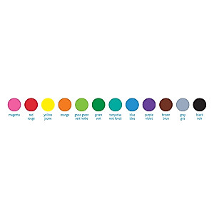 Creatology 12 Count (96 total) Rainbow Washable Dot Markers Perfect for Drawing, Coloring, Arts & Crafts - Bulk 8 Pack