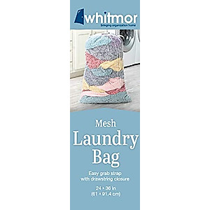 Whitmor Mesh Laundry Bag White