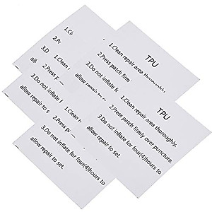 YARNOW 20sheets Tapes Pool Re Products Adhesive TPU Tool Pool, Supplies cm Mattress Decor Garden Toys Self Bounce Film Inflatable Rubber Patch Paddling Home Air Vinyl Product Transparent