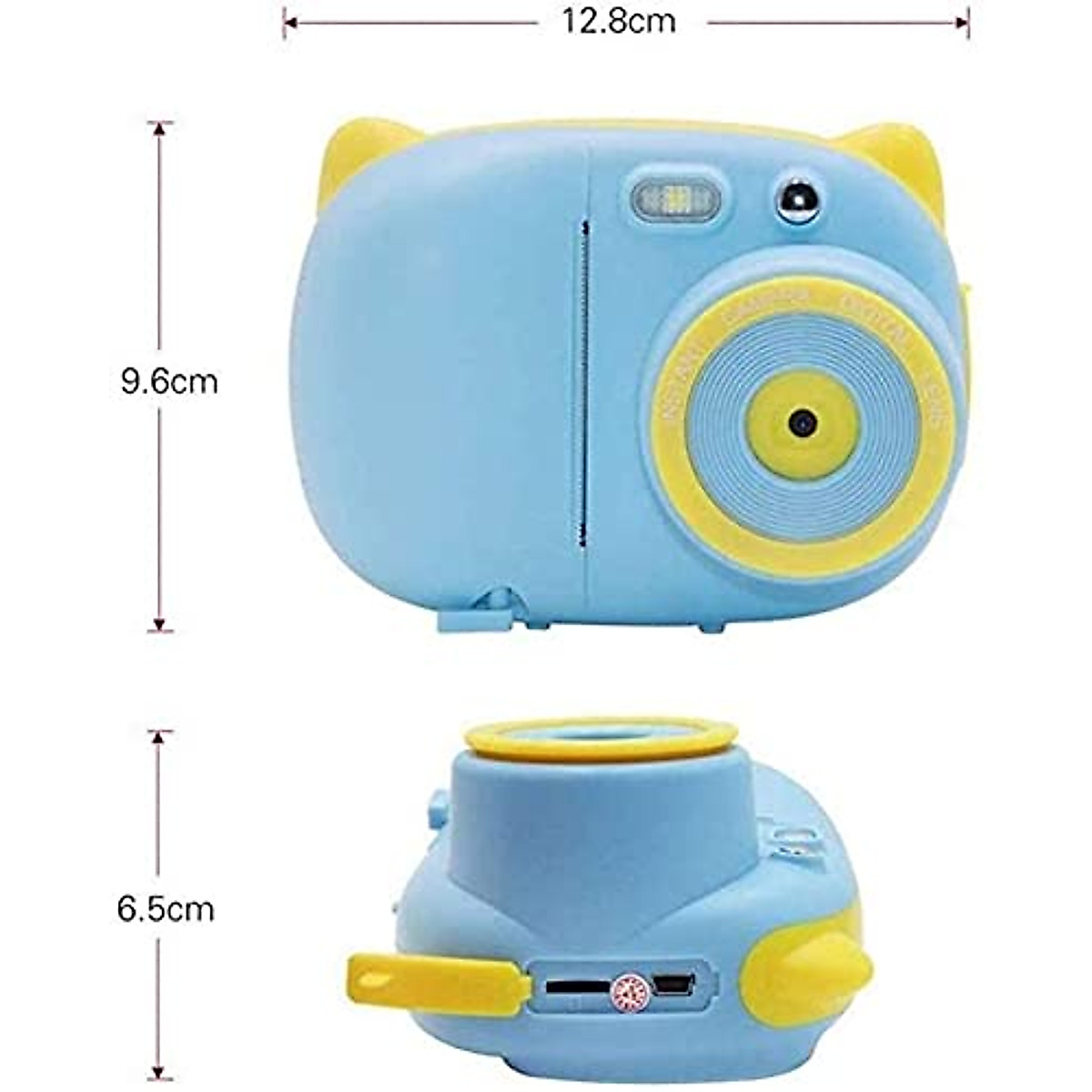 GIENEX Kids Selfie Camera, Christmas Birthday Gifts for Boys Age 3-9, HD Digital Video Cameras for Toddler, Portable Toy for 3 4 5 6 7 8 Year Old Boy with 32GB SD Card (Color : Pink)