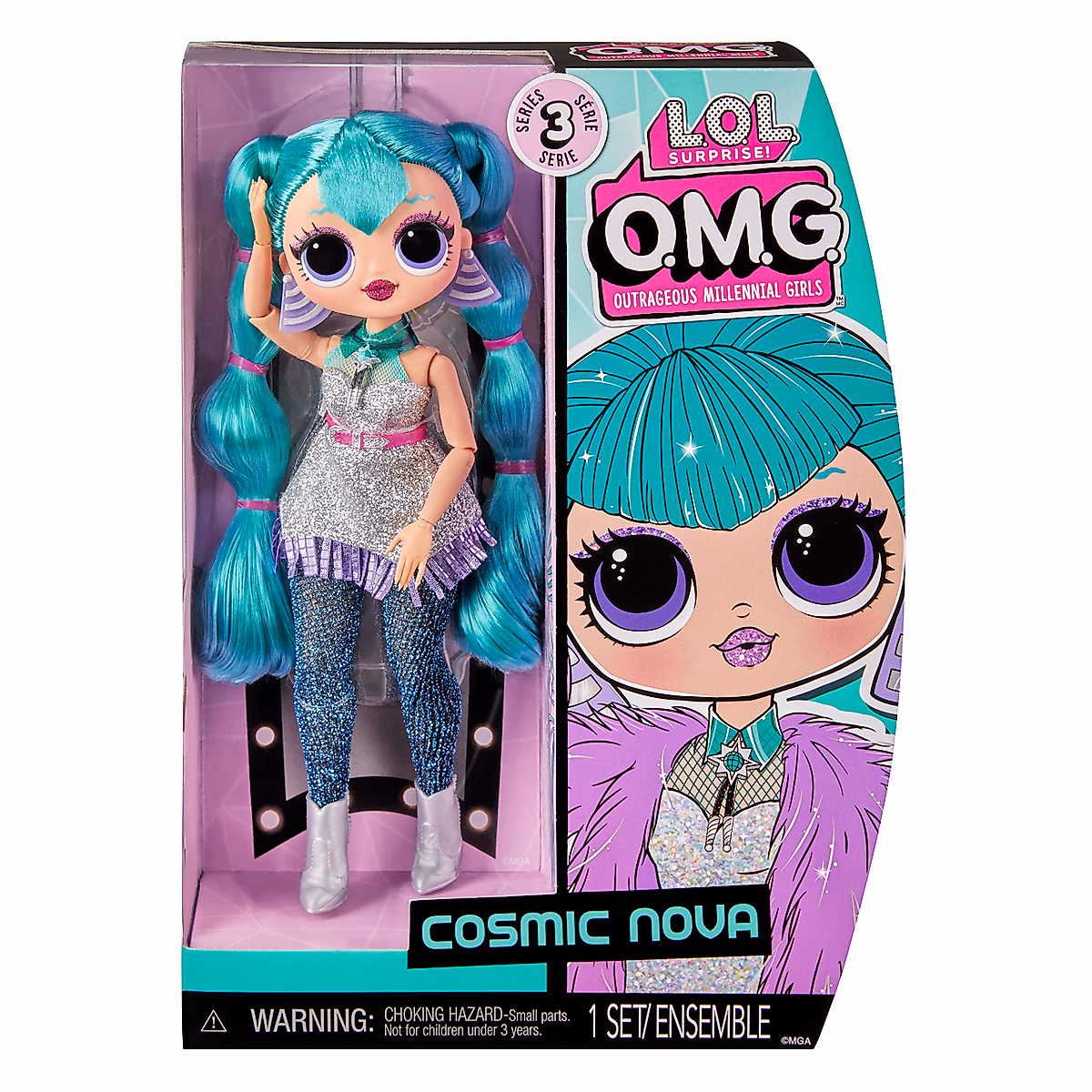 L.O.L. Surprise! O.M.G. Cosmic Nova Fashion Doll with Multiple Surprises and Fabulous Accessories – Great Gift for Kids Ages 4+