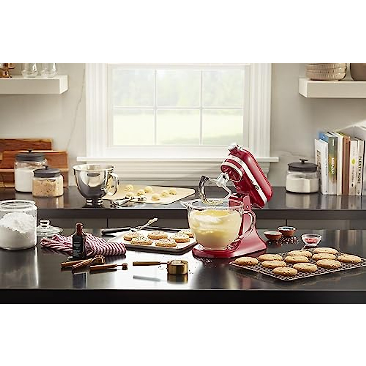 KitchenAid 3.5 Quart Tilt-Head Glass Bowl - KSM35GB, Clear