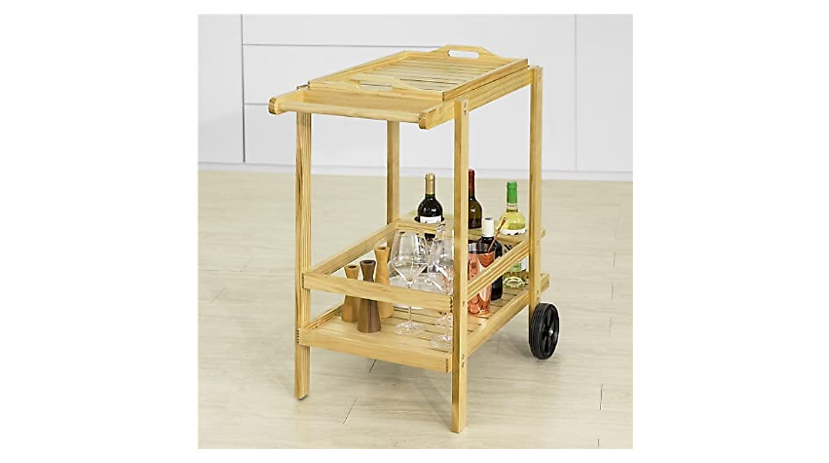 ZYJBM Serving Trolley - Versatile and Stylish Bar Cart