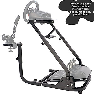 Marada Racing Wheel Stand Adjustable Fit for Logitech G29 G920 G923 Thrustmaster T80 T300 RS GT PXN Foldable Steering Wheel Pedal Shift Not Include