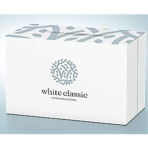 White Classic Bed Pillows for Sleeping 2 Pack, King Size Pillow Side Sleeper Set, Down Alternative Luxury Hotel Soft Pillow 20x36 Inches