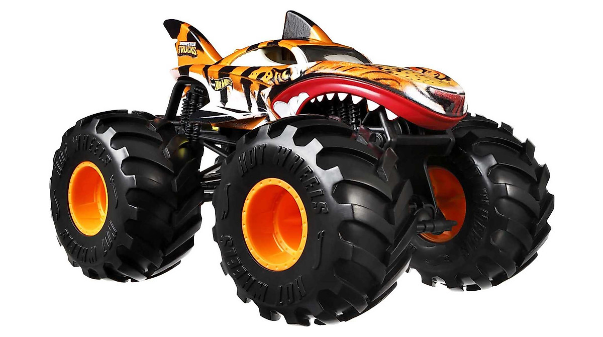Hot Wheels 1:24 Scale Tiger Shark Monster Truck