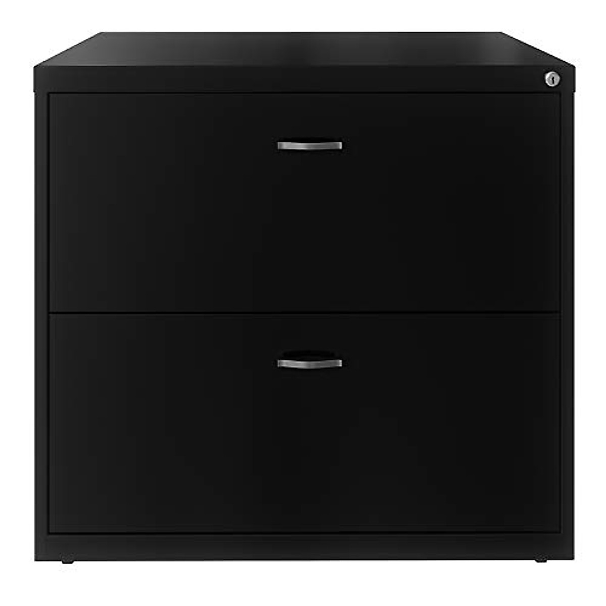 Hirsh Home Office 30 in. Wide 2 Drawer Lateral File Cabinet in Black, Fully Assembled