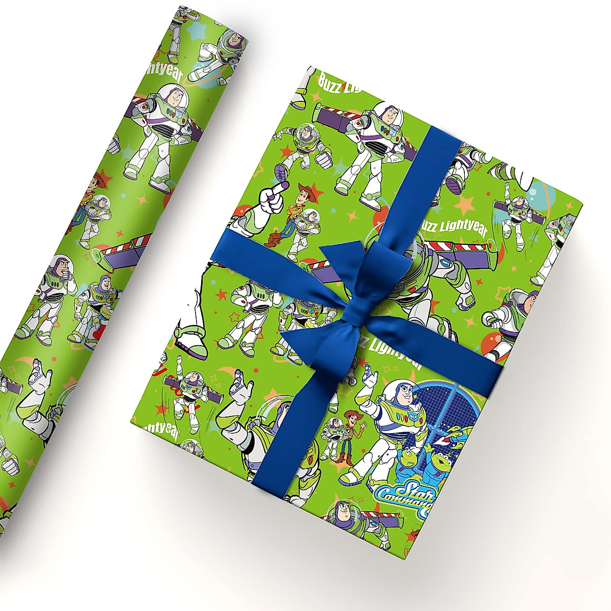 EYQQM Pack of 5 Gift Wrapping Paper 51x75cm Kraft Paper Wrapping Paper Sheets Pack for Kids Birthday, Party Storage Festive Decoration (Green Fly)