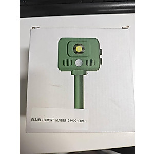 Upgraded Deer Repellent Devices,Ultrasonic Animal Repeller Outdoor Solar Animal Repeller with Motion Sensor Animal Deterrent to Scare Away Dog Cat Rabbit Squirrel Raccoon Skunk Repellent for Yard Farm