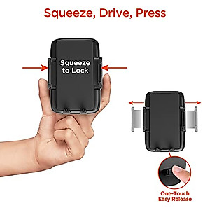 HyperGear Car Windshield Phone Mount Holder [Hands Free] Compatible for iPhone 14/13/12/Pro/Pro Max, Galaxy S23/S22/S21, Note 20 & More [Black] 13605