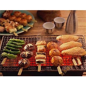 JapanBargain 1598, Kabob Skewers Cocktail Picks Bamboo Paddle Skewers for Yakitiori Appetizers Fruits Fondue BBQ Outdoor Grilling, 7 inch, 200pcs