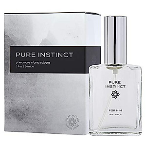 Pure Instinct Perfume Cologne with Pheromone Infused Essential Oil Set For Him - Set of 3