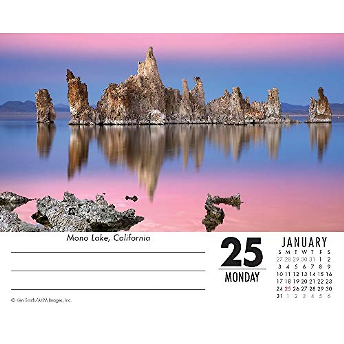 America the Beautiful 2021 Box Calendar