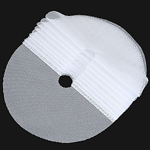 DAJAVE 16 Pack 13 Inch Round Dehydrator Sheets, Non Stick Fruit Dehydrator Silicone Mats, Reusable Steamer Mat Mesh Sheet for Fruit Dryer