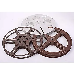 16MM 400FT Movie REELS, Metal, Set of 3