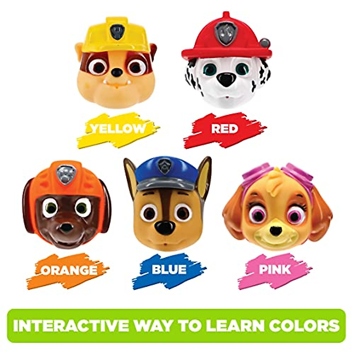 Ginsey Paw Patrol Bath Squirter, 5 Pack, Small, Old