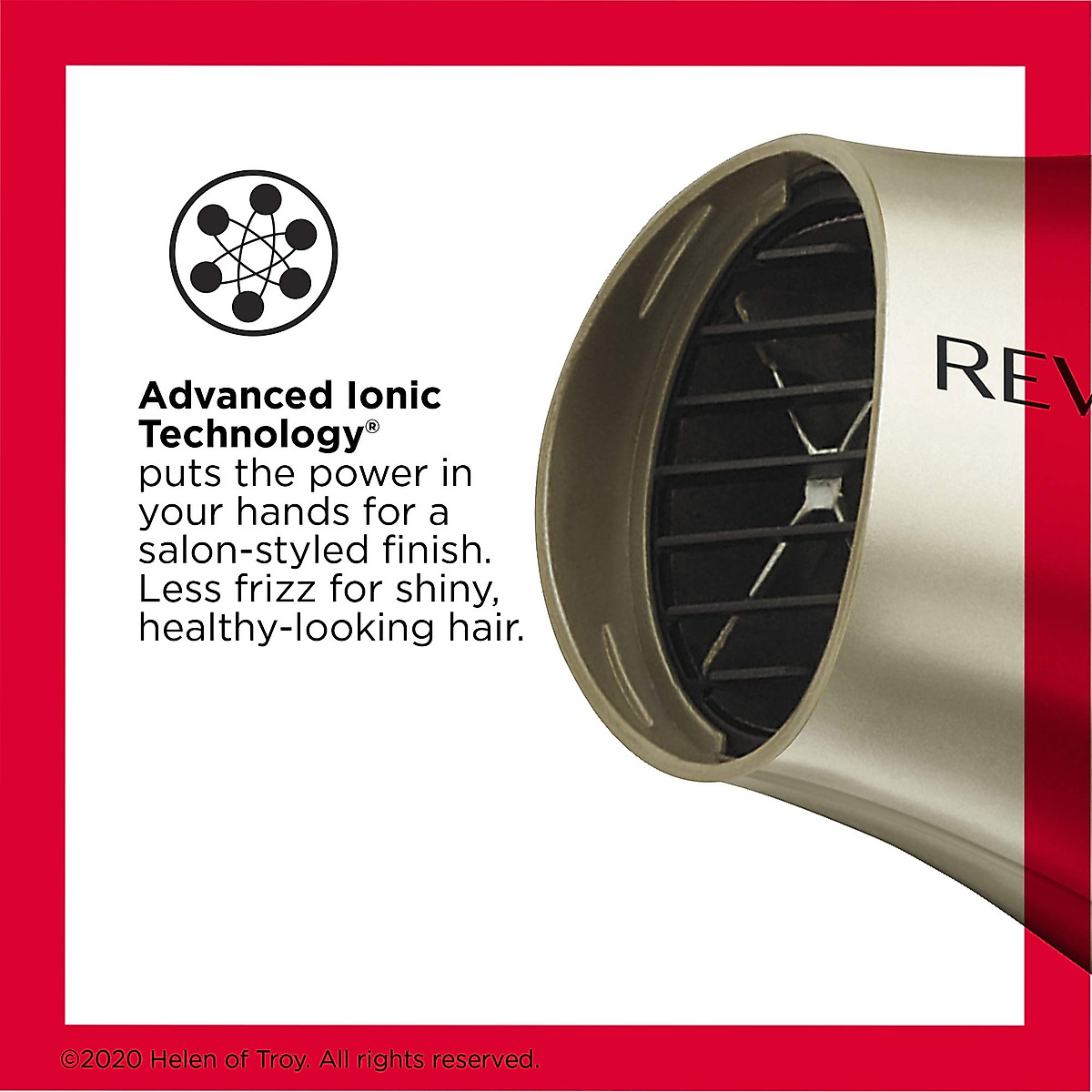 REVLON 1875W Compact Folding Handle Hair Dryer | Great for Travel