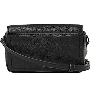 Marc Jacobs H107L01FA21 Groove Black With Gold Hardware Pebbled Leather Women's Mini Shoulder Bag