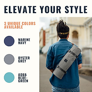 Sunday X Best Heavy Duty Waxed Canvas Chef Knife Roll Bag - Holds & Protects up to 12 Knives - Zipper Pocket for Utensil Storage - Perfect Knife Bag for Chefs on the Go (Stone Grey)