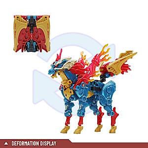 52TOYS Megabox MB-22 Kirin Deformation Toys Action Figure, Animation Character Deforming Collectible Converting Kirin Toys, Great Birthday Party Gift for Teens and Adults