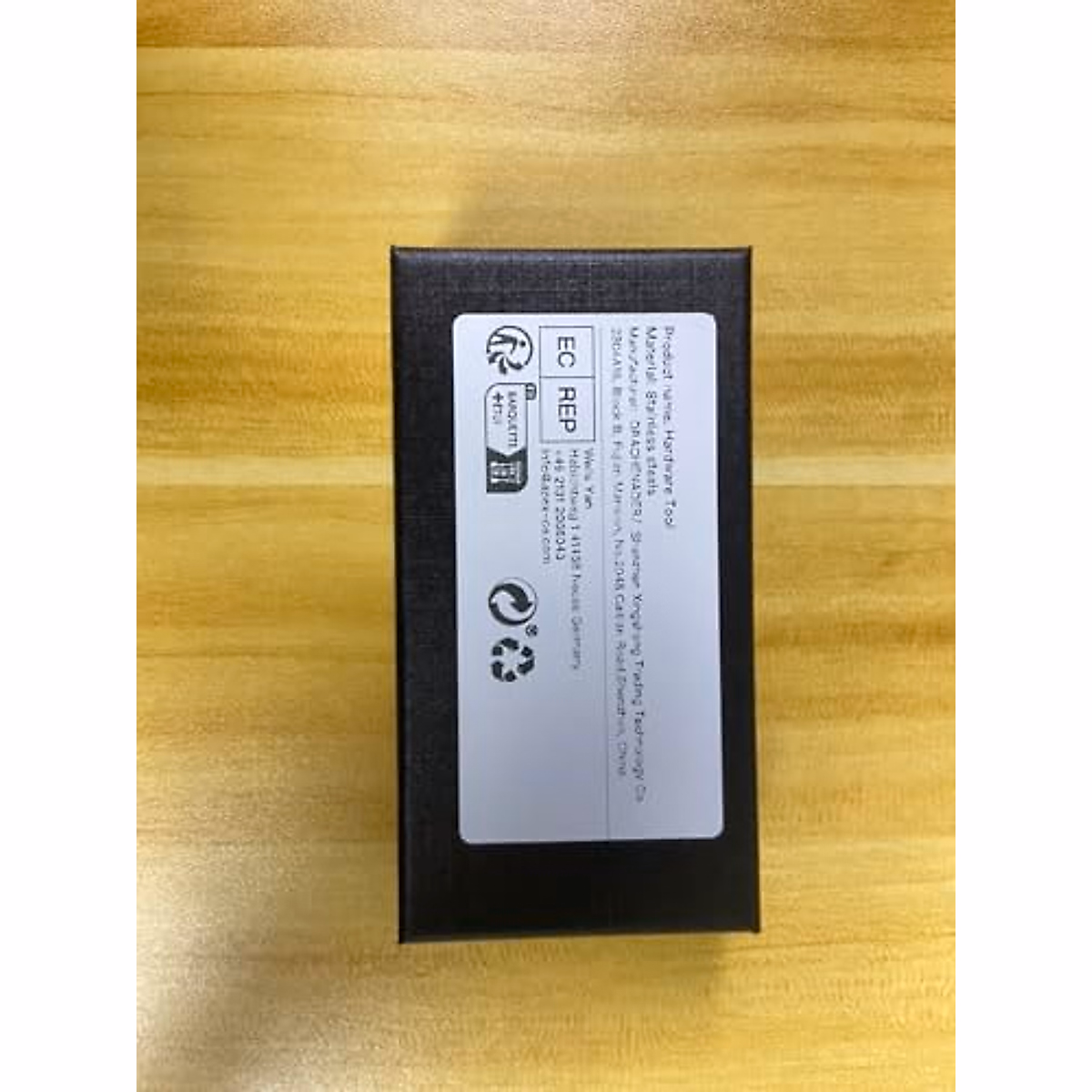 DRACHENADER Pocket Knife Mini, Small Men's Pocket Knife EDC Utility Knife Box Cutter, Compact and Lightweight with ABS Handle, 3Cr13Mov Steel Blade, Black