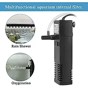 FEDOUR Submersible Aquarium Internal Filter, Filter with Water Pump for Fish Tank up to 35 Gallon (for 1-20 Gallon)