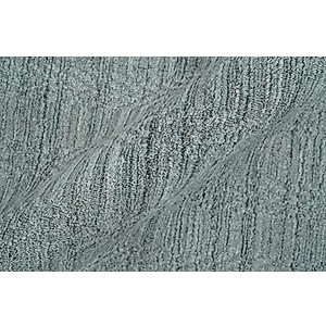 Artisan's Arc Hand Made Solid Scandinavian Blended Wool Flatwoven Area Rug, Silver, Gray and Brown, 8x10 | KE12810