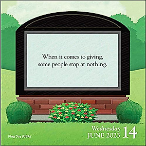 Church Signs 2023 Day-to-Day Calendar: Little Sayings to Help You on Your Way
