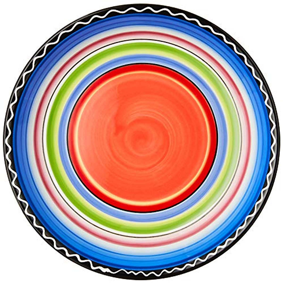 Certified International Tequila Sunrise Soup/Pasta Bowl, 9.25-Inch, Assorted Designs, Set of 4