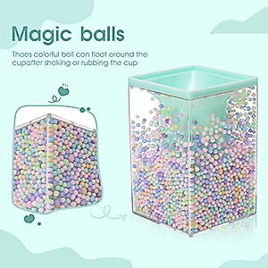 Kleeblatt Desk Pencil Pen Holder,Cute Bubble Pen Pencil Organizer Makeup Brush Storage,Desk Decor Cup Pot for Office, School,Home,Art Supply(green)