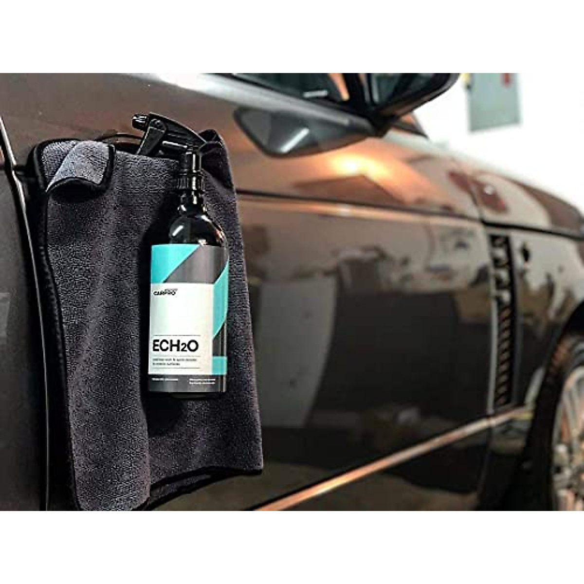 CARPRO ECH2O Waterless Wash, High Gloss Detail Spray, Rinse-Less Wash, and Clay Lubricant Concentrate - 1 Liter (34oz)