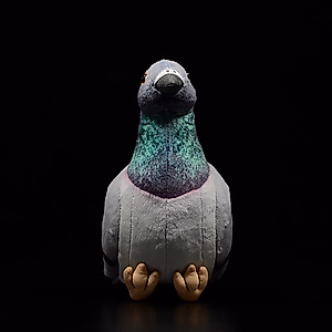 Grey Pigeon Plush Toy - Simulation Rock Columba Rupestris Stuffed Animal, Cute Rock Pigeon Plush Toy as Gift for Your Friends