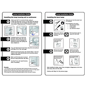 Generic D95-LMP Toshiba 52HM95 TV Lamp, Black
