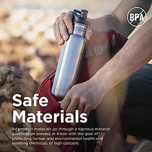 Klean Kanteen Classic Narrow Sport Cap Brushed Stainless Bottle 532Ml, 1 EA