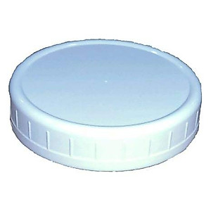 Wide-Mouth Reusable Plastic Lids for Canning Jars, 8 Count, Mainstay (3.62" dia x .75" H) (Limited Edition)